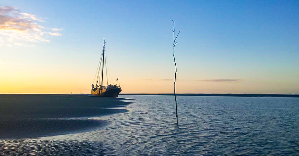 Mitsegeln im Wattenmeer an Bord der 'Najade'